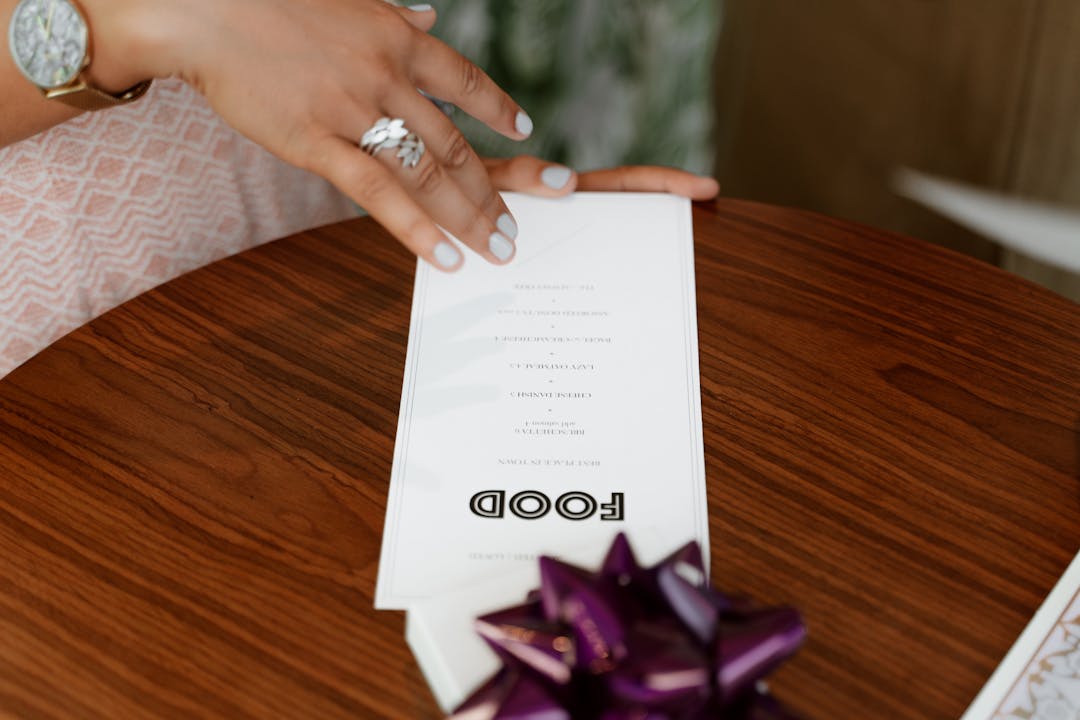 Choosing the Right Paper Stock for Your Menus - Print Lord